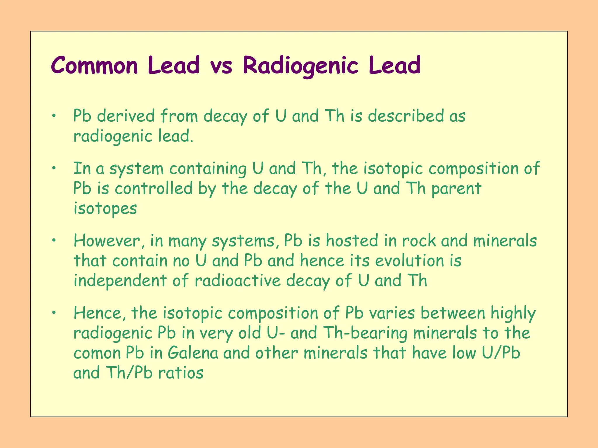 Radiogenic isotopes geochronology presentation.ppt