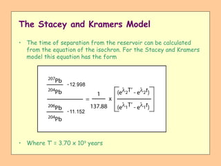 Radiogenic isotopes geochronology presentation.ppt