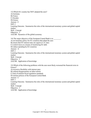 International Business 15th Edition Daniels Test Bank | PDF