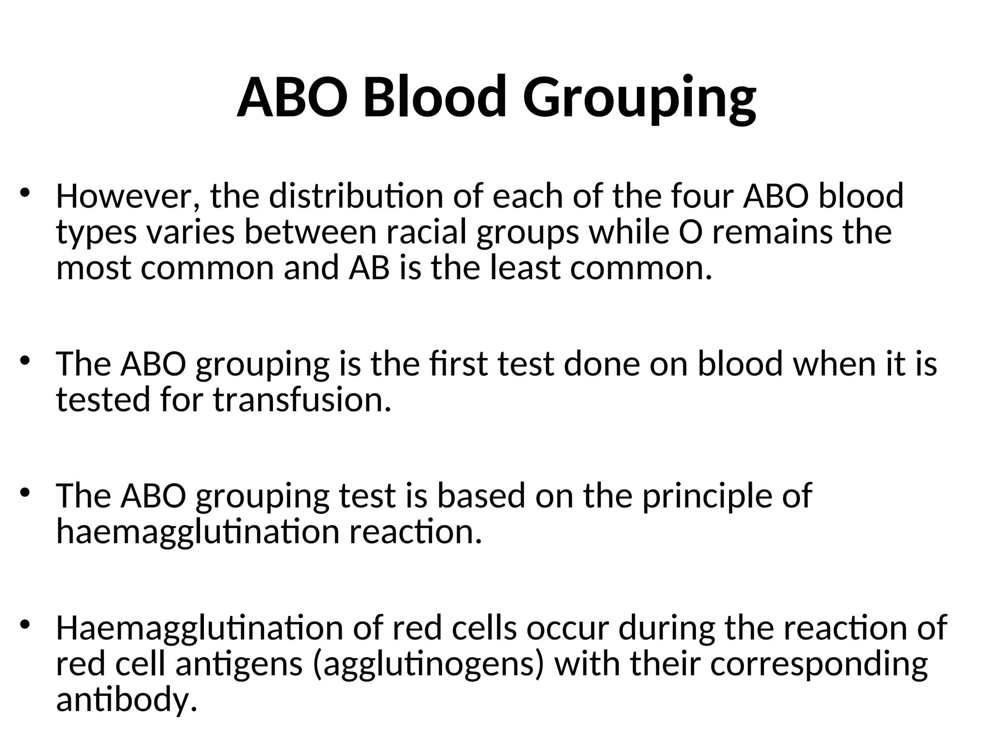 Laboratory methods of Blood Grouping techniques.p | PPT