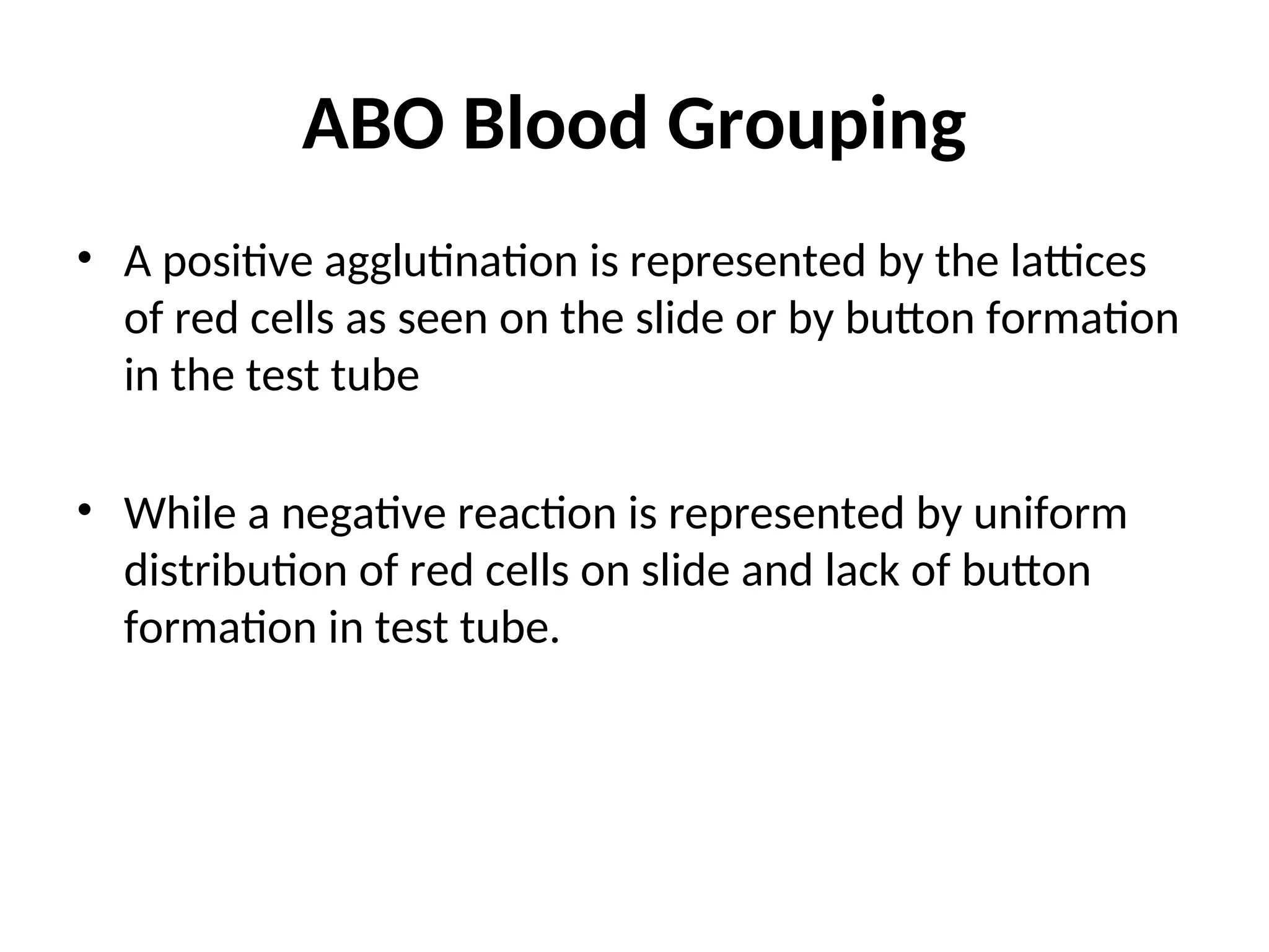 Laboratory methods of Blood Grouping techniques.p | PPT