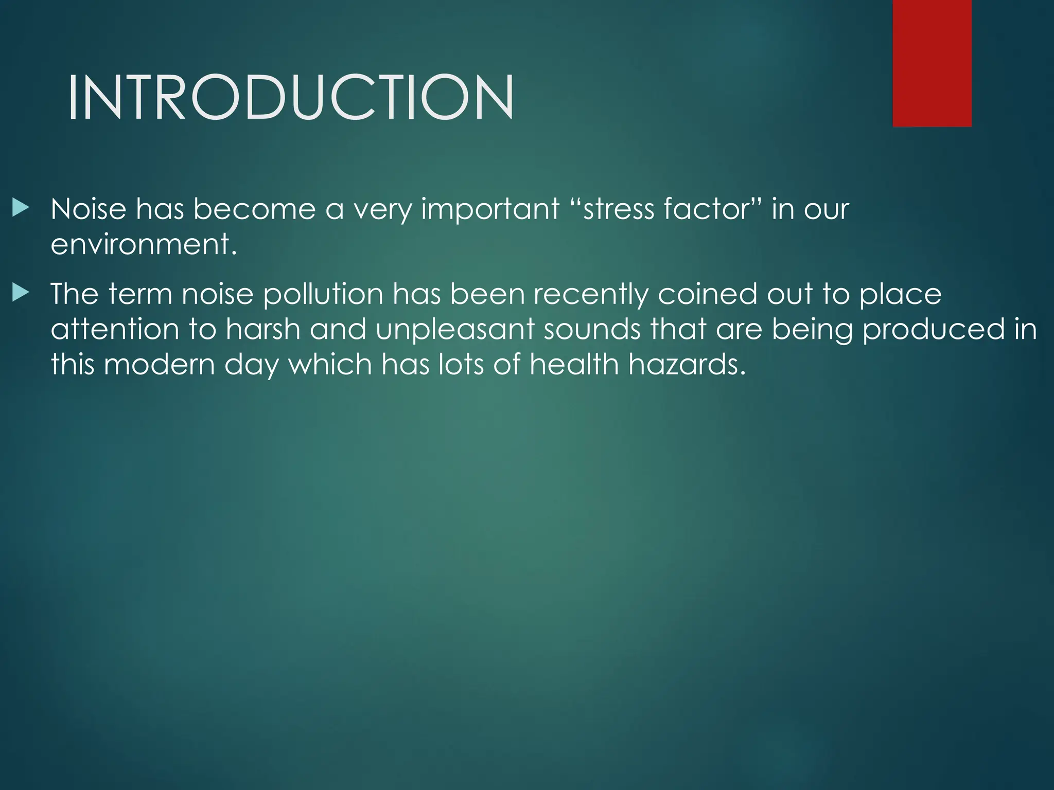 Noise Pollution and its effects, its all about noise pollution | PPT