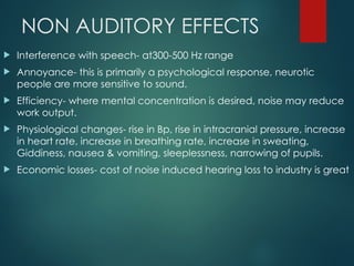 Noise Pollution and its effects, its all about noise pollution | PPT