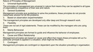 Principles of Management | PPTX