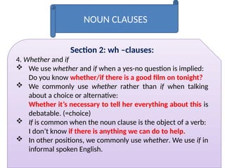 Noun clause with example's nanjananajajnNBJnanananan | PPT