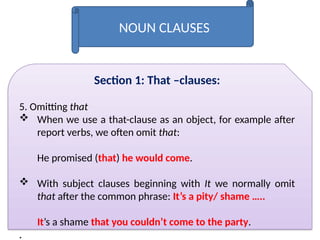 Noun clause with example's nanjananajajnNBJnanananan | PPT