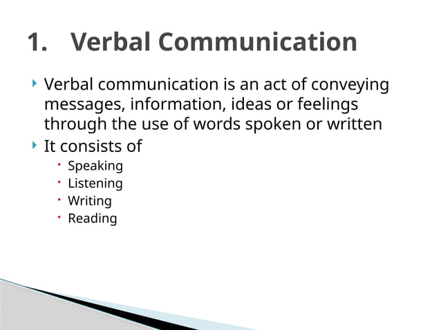 Verbal-and-Non verbal-communication.ppt.share | PPT