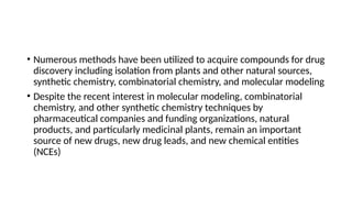 Pharmacology for Natural Product Drug Discovery | PPT