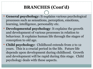 PRESENTATION ON INTRODUCTION TO PSYCHOLOGY--.ppt
