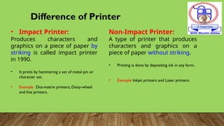 printer lecure notes on how printer works and its application ptx | PPT