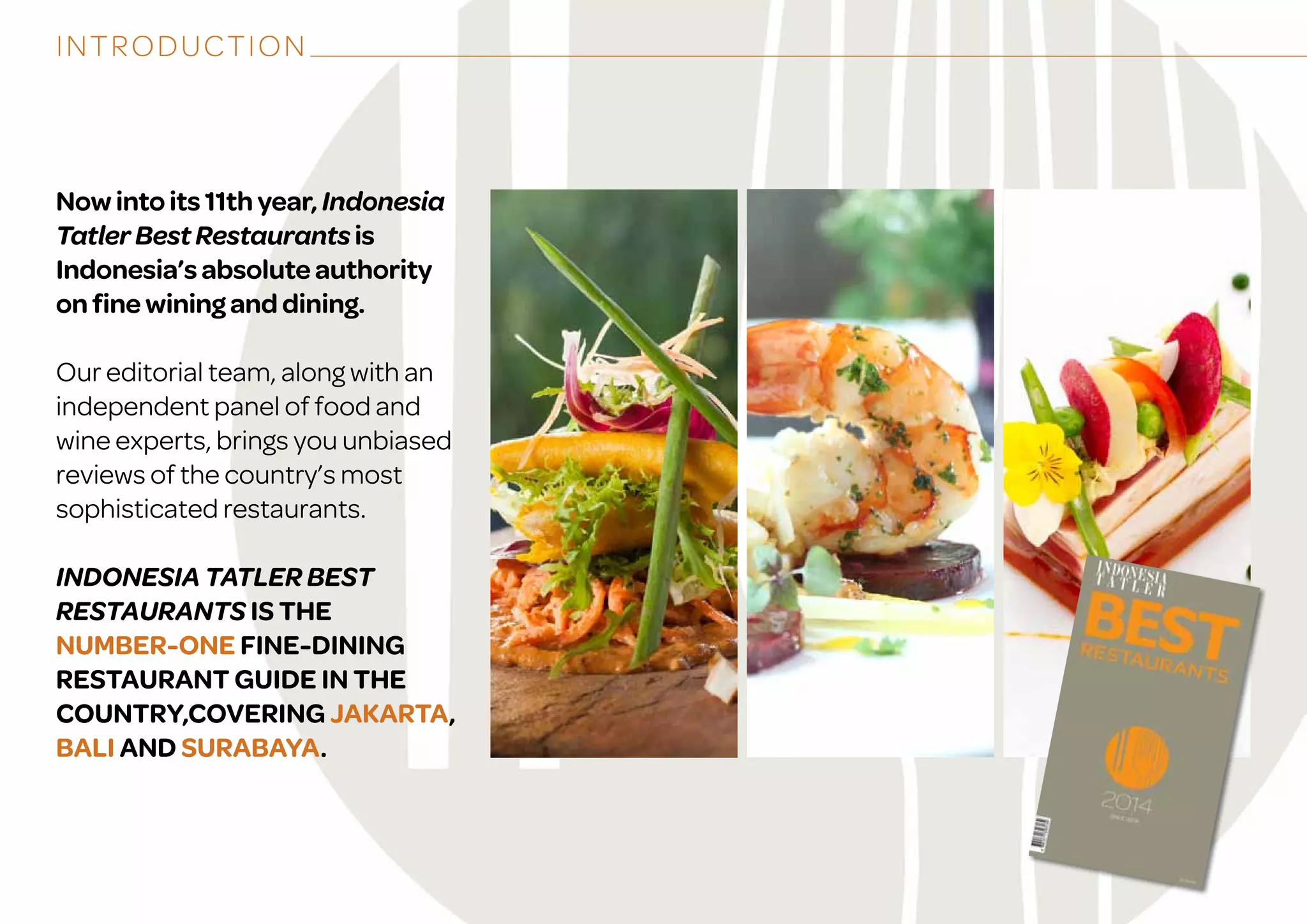 Indonesia Tatler Best Restaurants 2014 MEDIA KIT | PDF