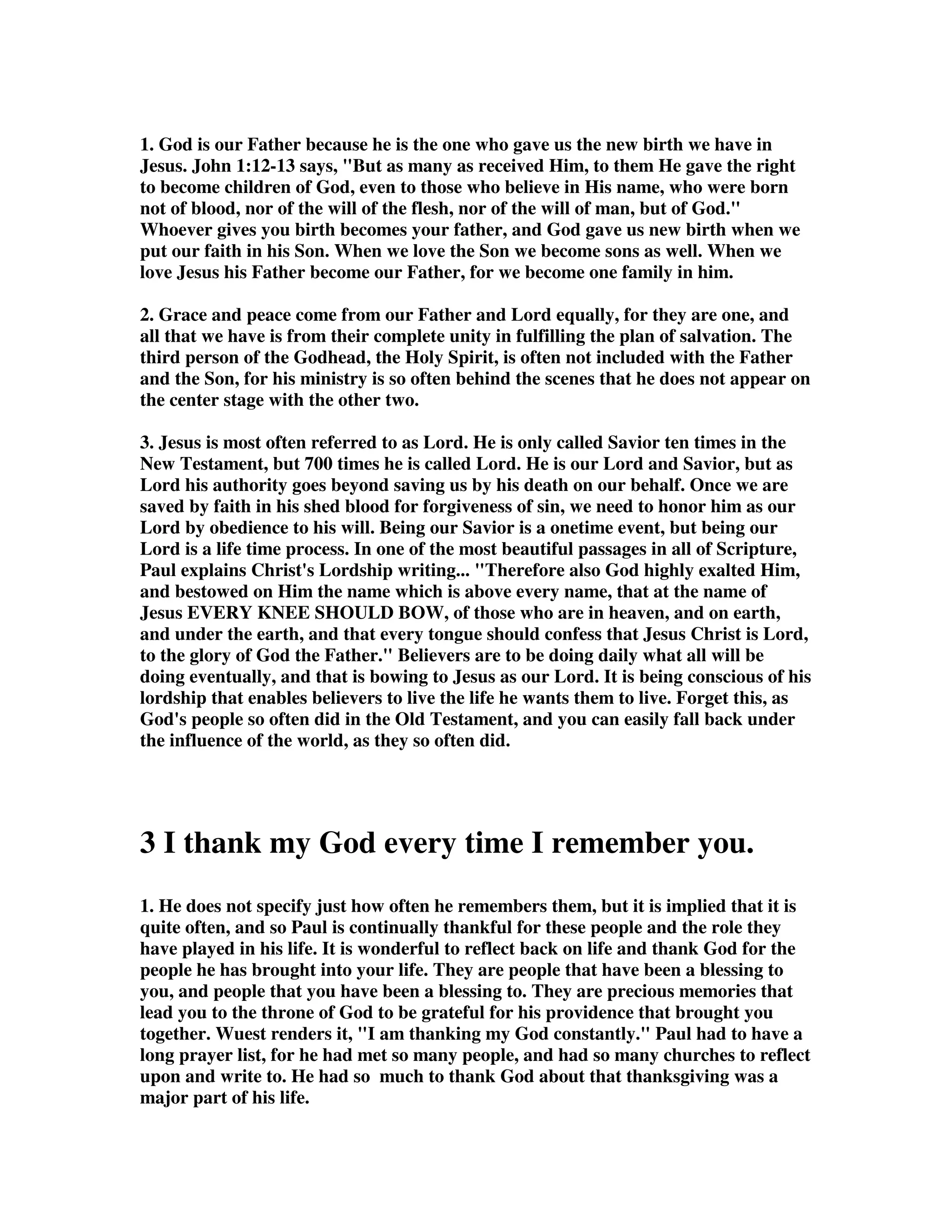 PHILIPPIANS 1 COMMENTARY | PDF