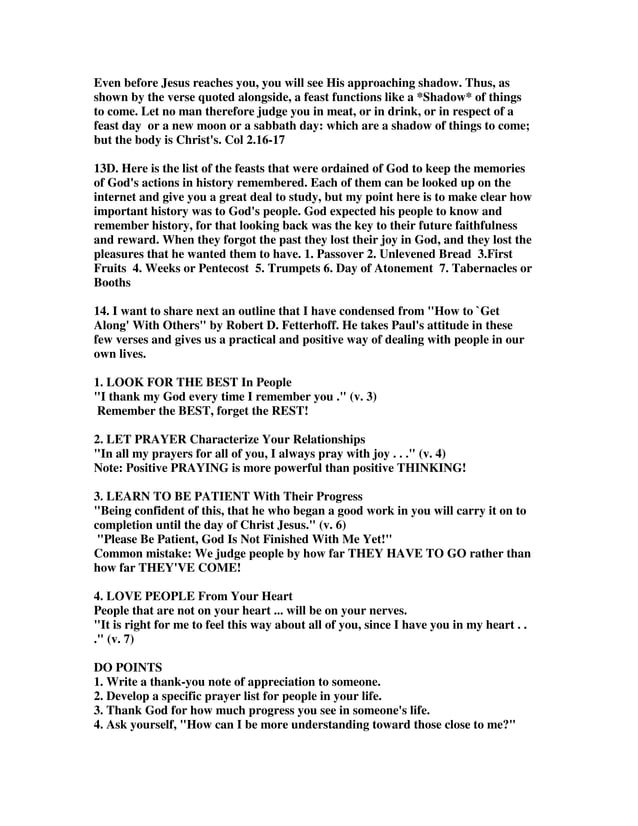 PHILIPPIANS 1 COMMENTARY | PDF | Christianity | Religion & Spirituality