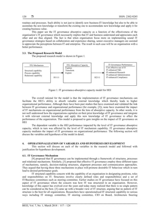 Conceptualizing Information Technology Governance Model for Higher Education: An Absorptive ...
