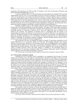 Conceptualizing Information Technology Governance Model for Higher ...