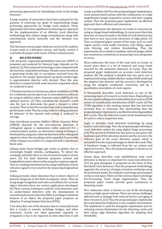 An In depth Review on Bridge Crack Detection Approaches | PDF