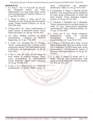 A Novel Design Architecture of Secure Communication System with Reduced-Order Linear Receiver | PDF