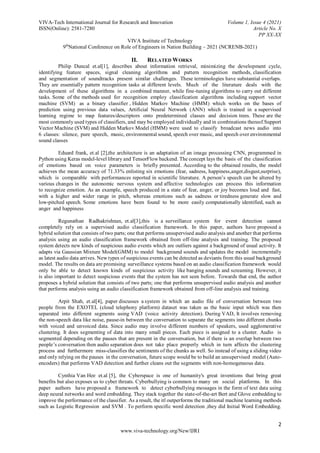 A Deep Learning Model For Crime Surveillance In Phone Calls. | PDF