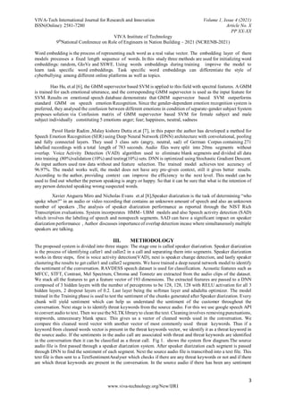 A Deep Learning Model For Crime Surveillance In Phone Calls. | PDF