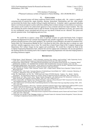 A Deep Learning Model For Crime Surveillance In Phone Calls. | PDF