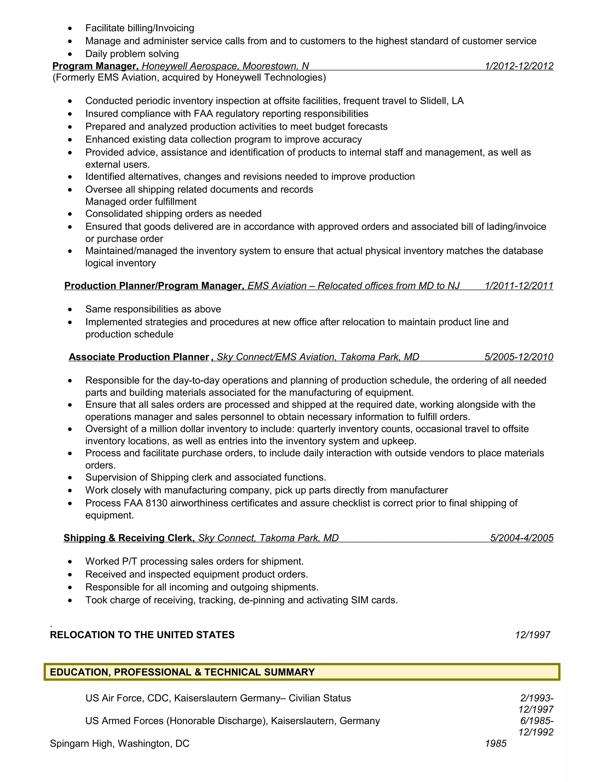 Anthony T Jackson Resume 2015 | PDF