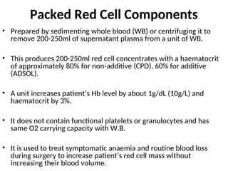 BLOOD_PRODUCTS, prepretion blood bank.ppt