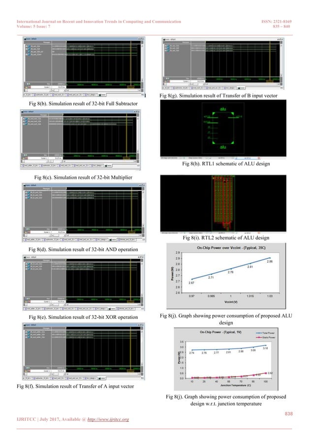 Design and Implementation of Optimized 32-Bit Reversible Arithmetic Logic Unit | PDF