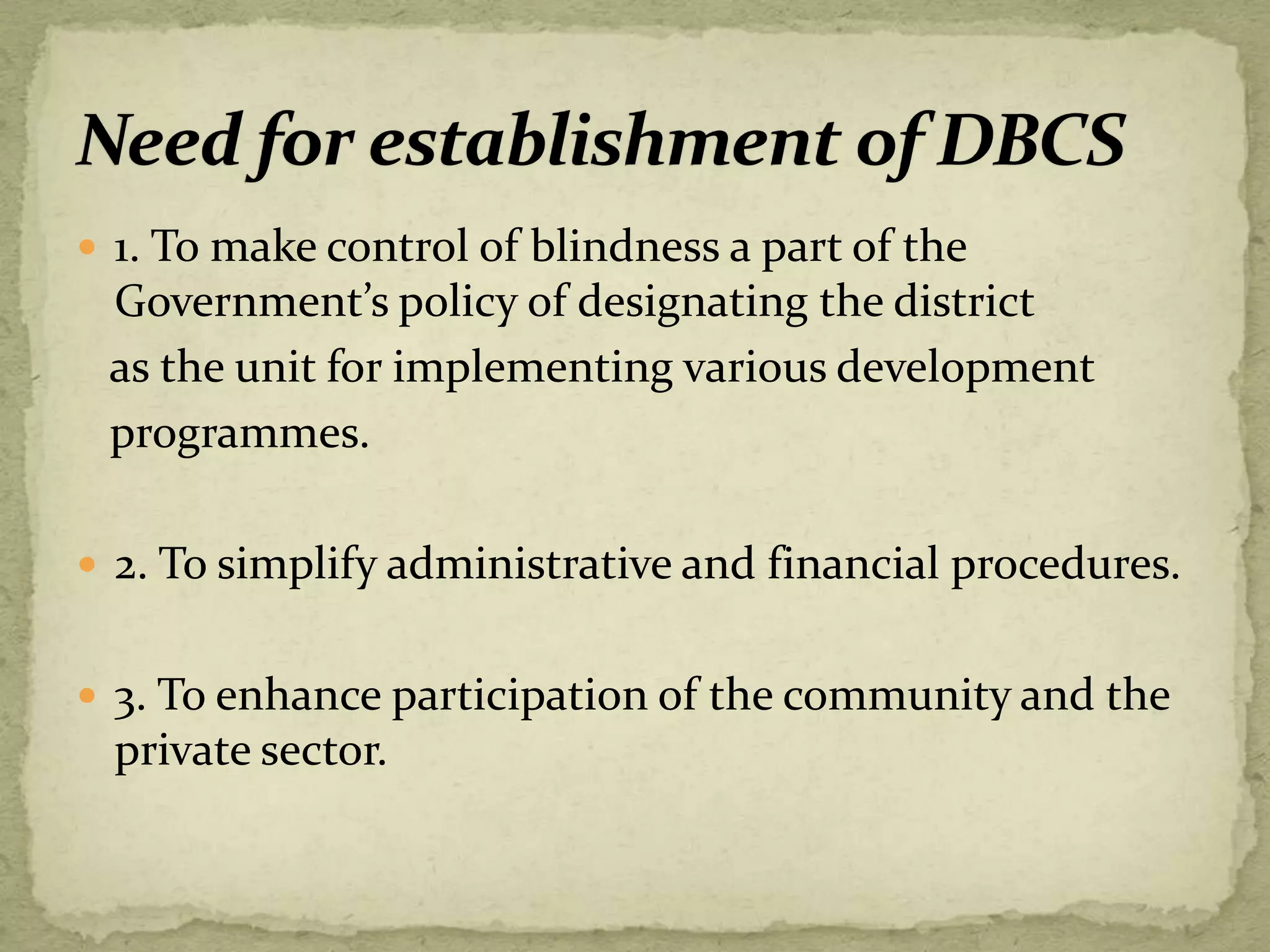 NATIONAL PROGRAMME FOR CONTROL OF BLINDNESS | PPTX