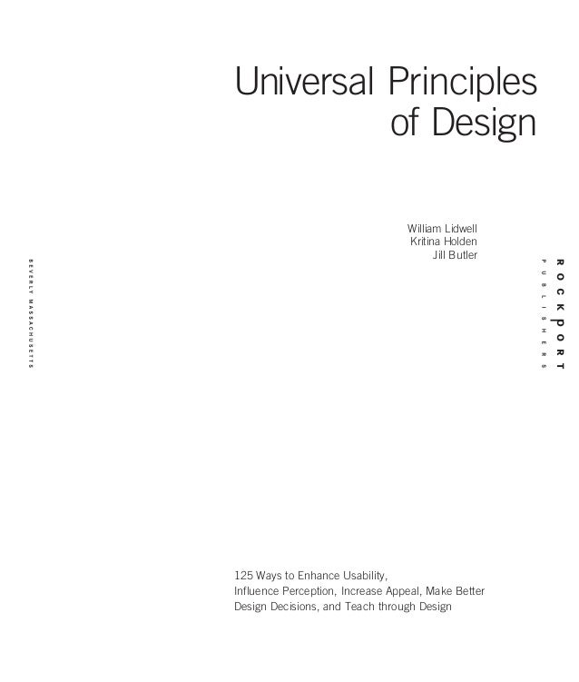 Universal Principles of Design