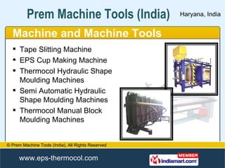 Machine and Machine Tools by Prem Machine Tools (India) Faridabad | PPT