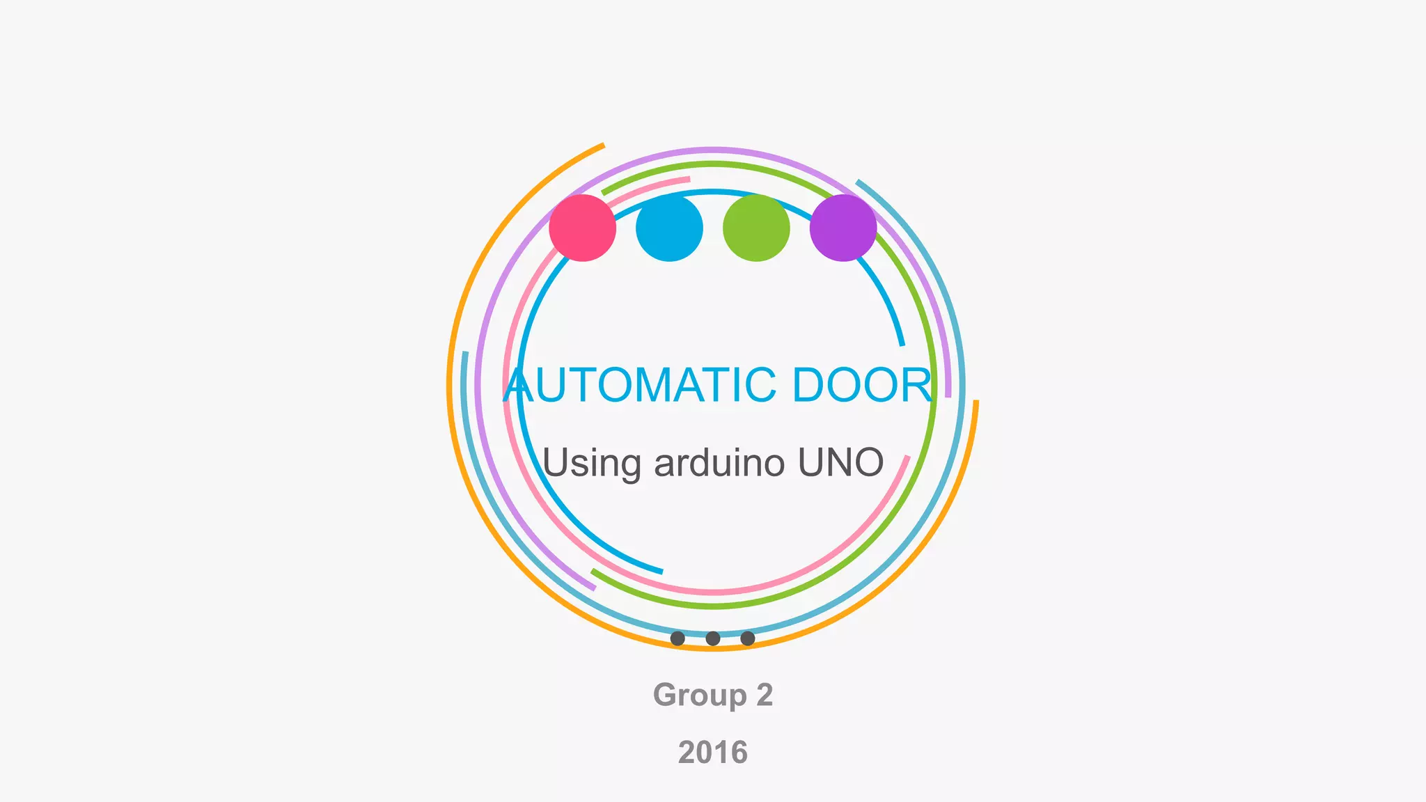 AUTOMATIC DOOR OPENER with ARDUINO UNO | PPTX