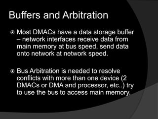 DMA Versus Polling or Interrupt Driven I/O | PPTX