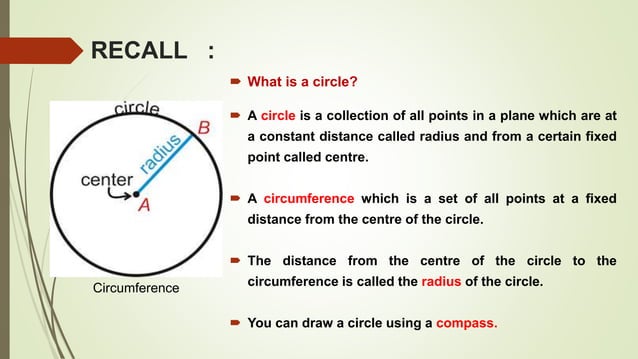class 10 circles | PPTX | Physics | Science