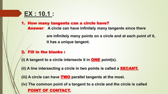 class 10 circles | PPTX | Physics | Science