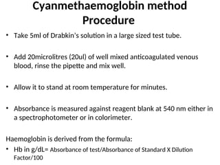 1593983660Haemoglobin_estimation_methods.ppt