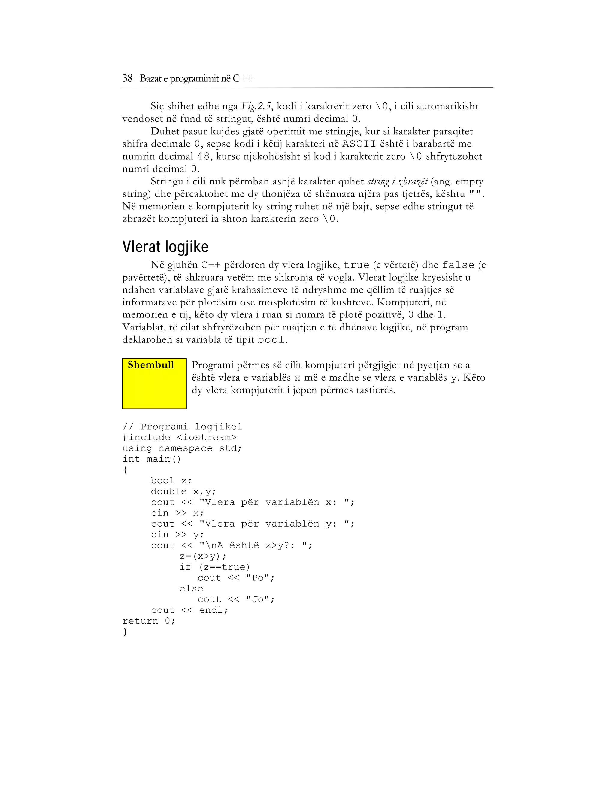 Bazat e programimit ne c++ | PDF