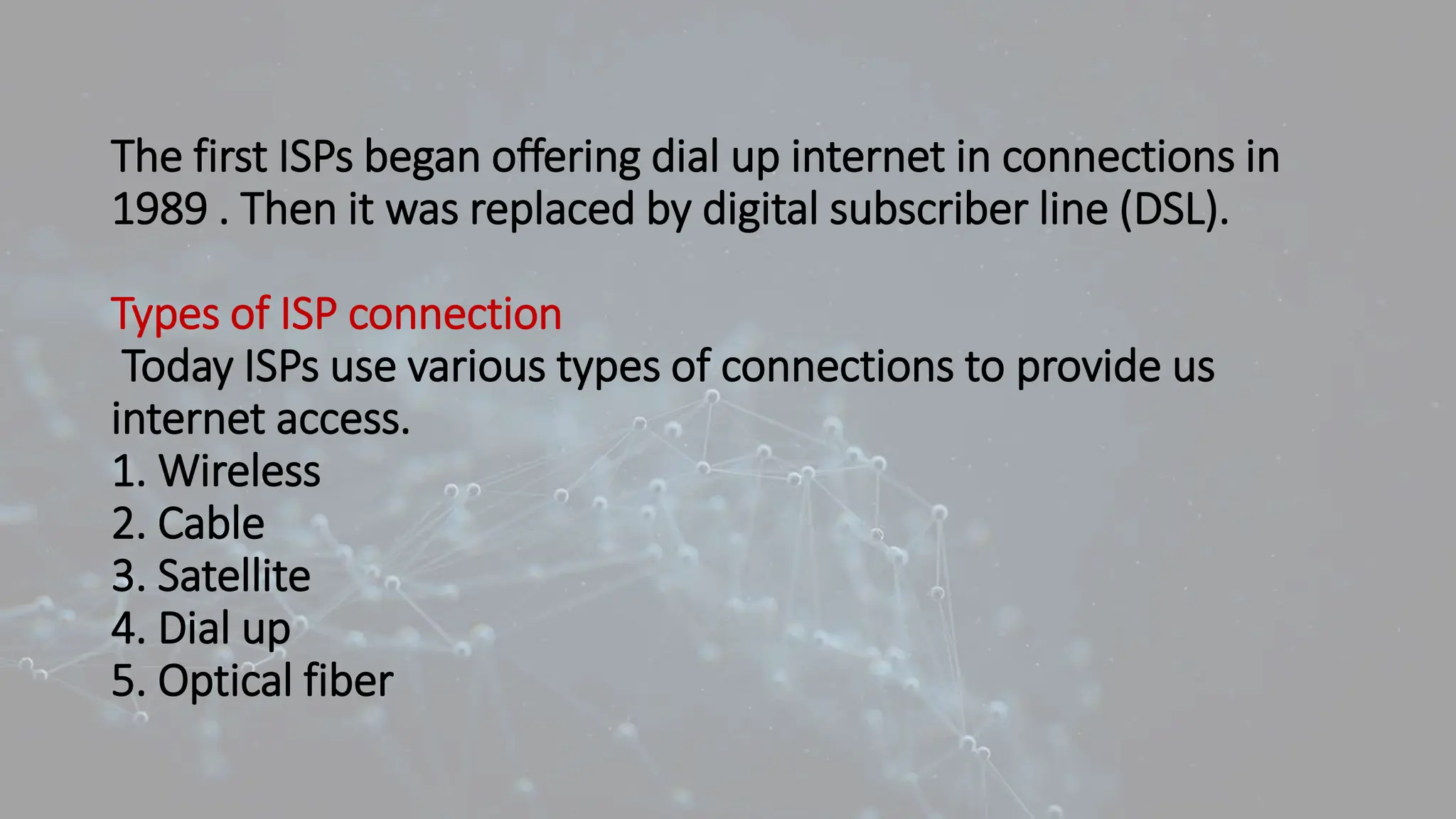 Internet Service Provider,Faria Zaman, Northern University Bangladesh ...
