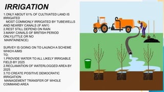 LAND USE STATISTICS,RIVERS,RIVER BASINS AND COMMON IRRIGATION PRACTICES ...