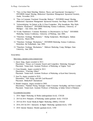 3_Full CV_Sept2016_YWang | DOCX