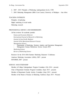 3_Full CV_Sept2016_YWang | DOCX