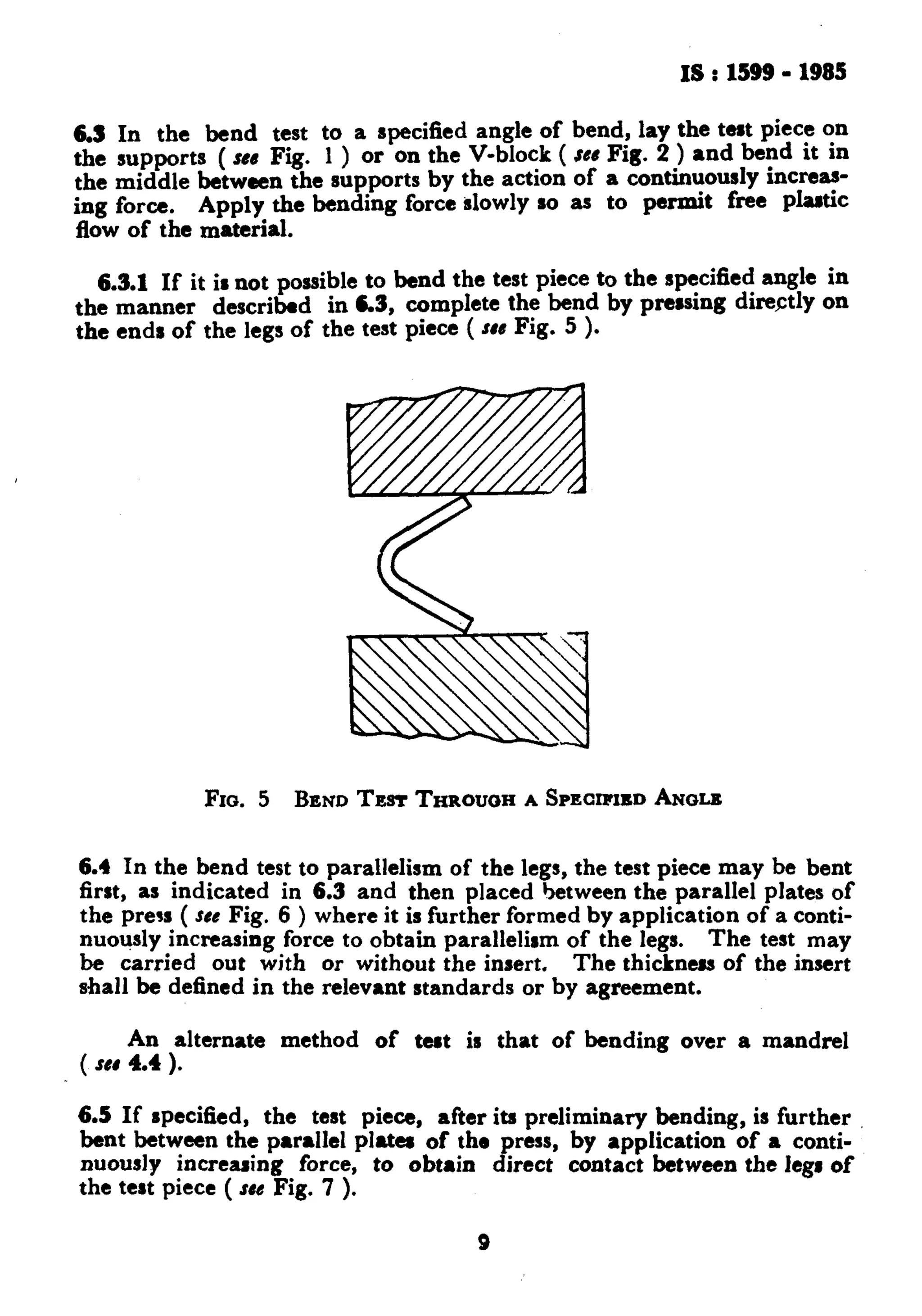 1599 methods for bend test | PDF