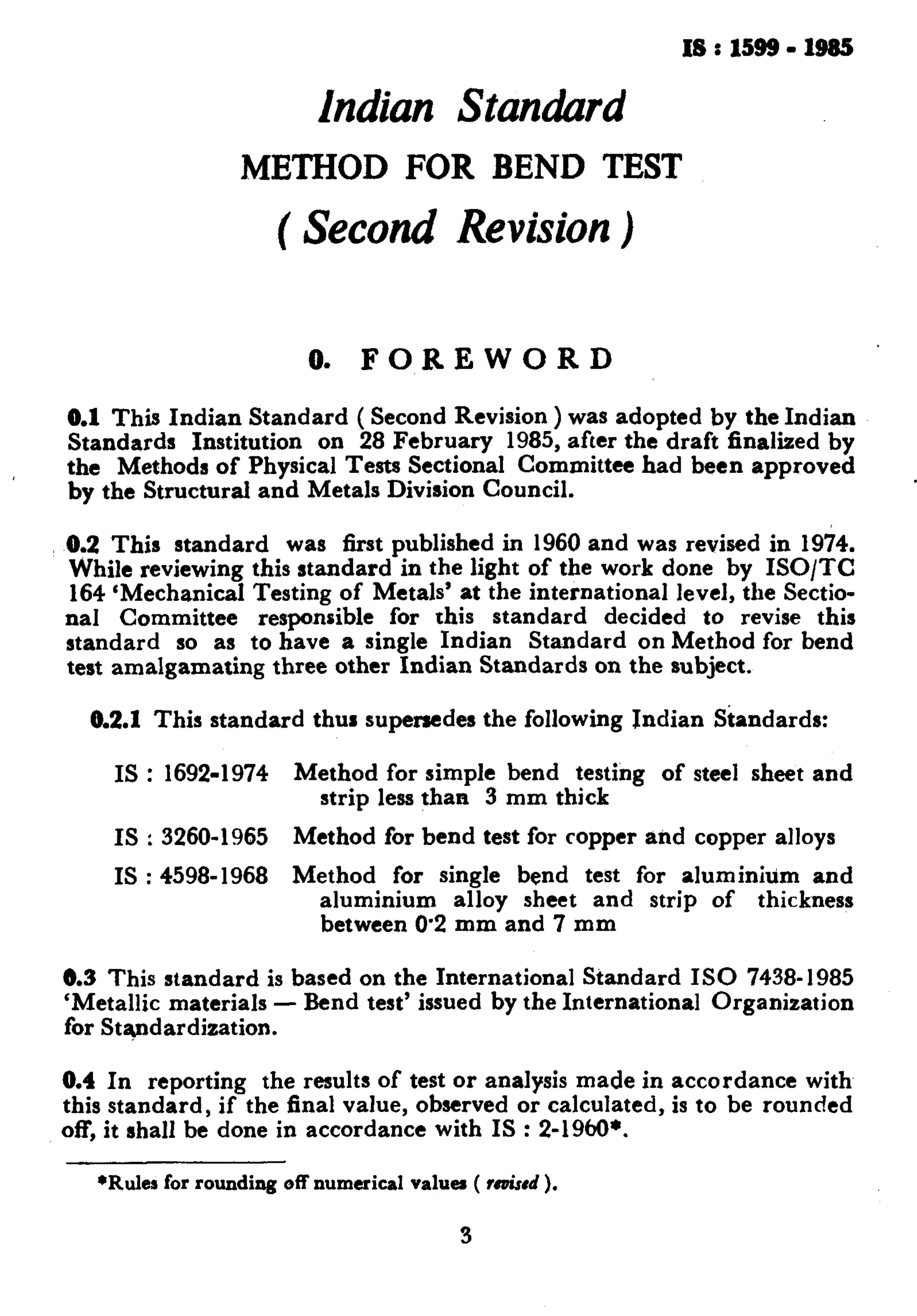 1599 methods for bend test | PDF