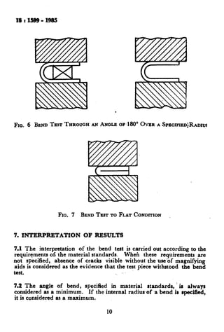 1599 methods for bend test | PDF