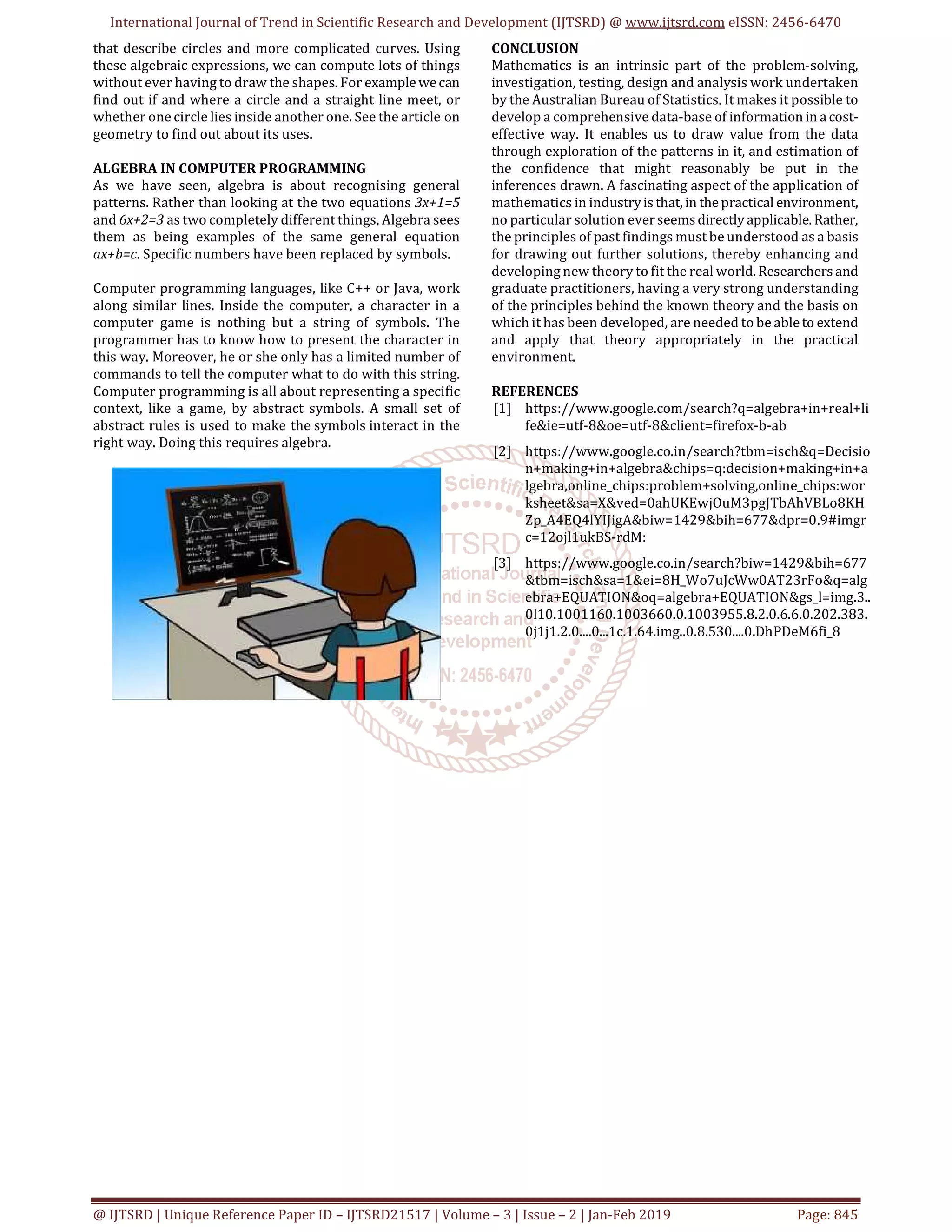 Algebra in Real Life | PDF