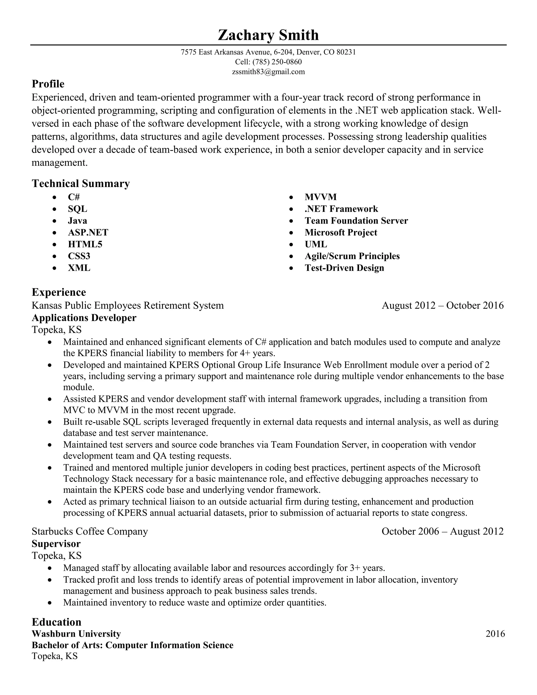 ZacharySmith_Resume | PDF