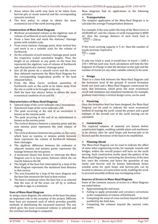 Mass Haul Diagrams in Optimization of Earthwork Computations | PDF