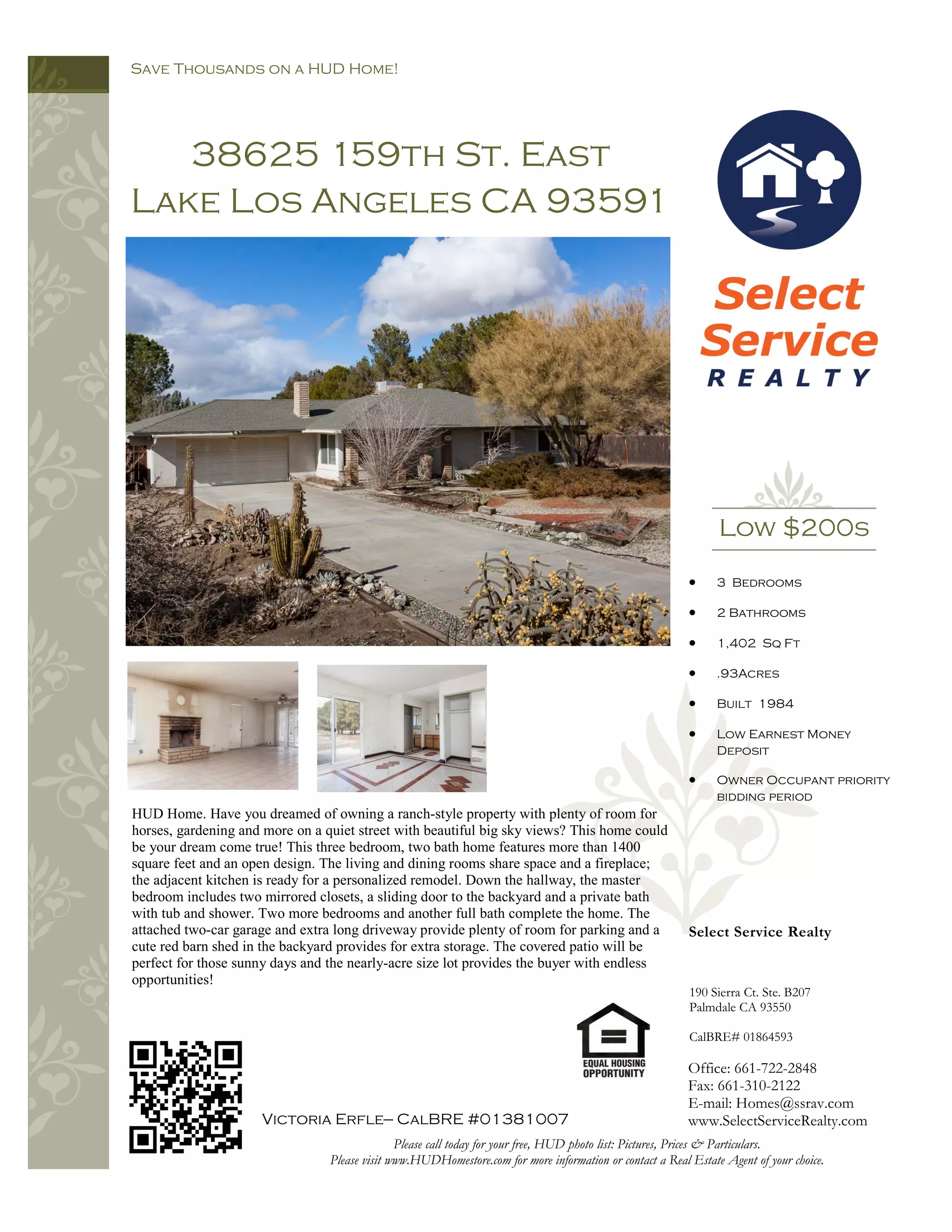 Example of Flyer for HUD Homes | PDF