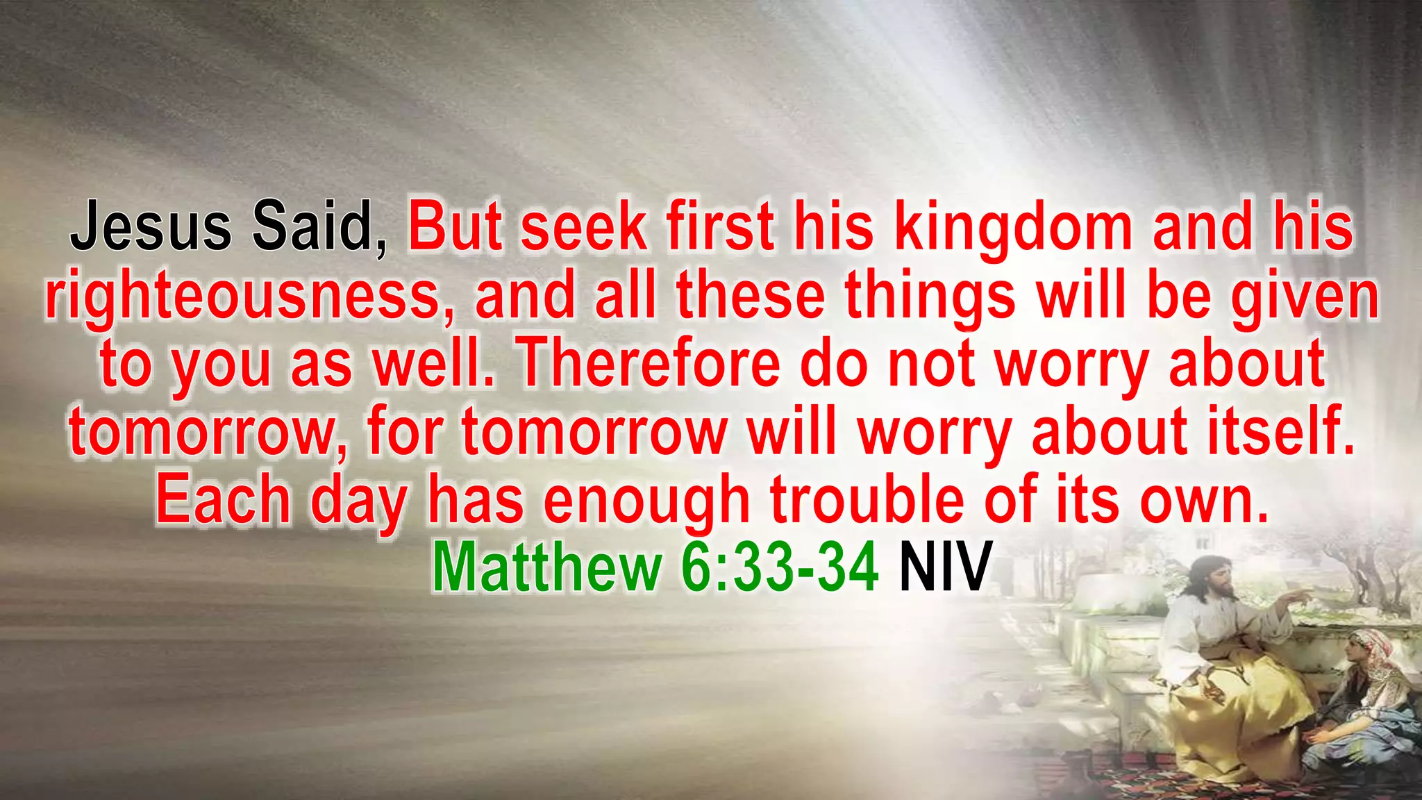 159 What Jesus Said About God’s Provision | PPT