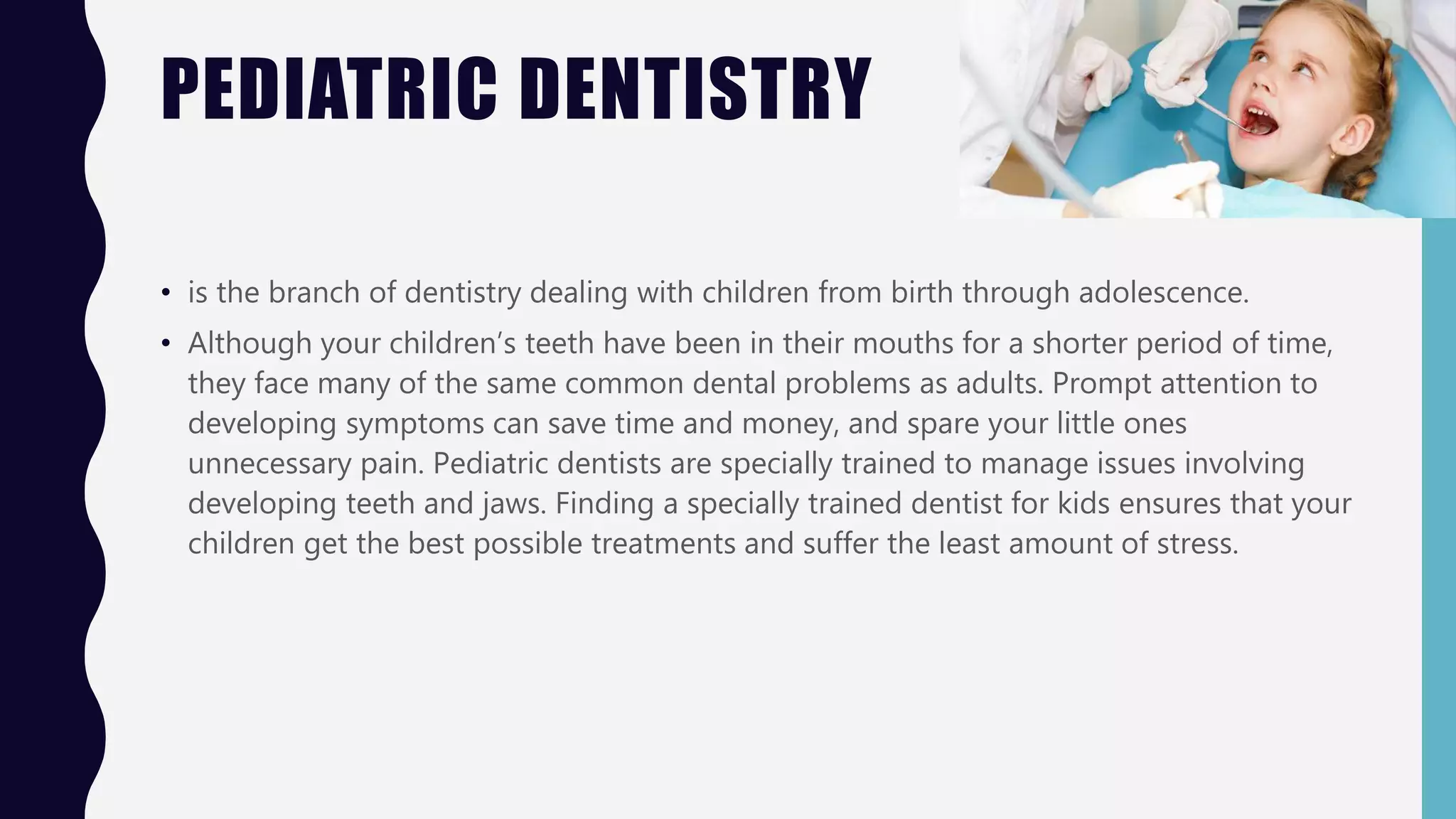 prosthetic tratment of pediatric patient | PPTX