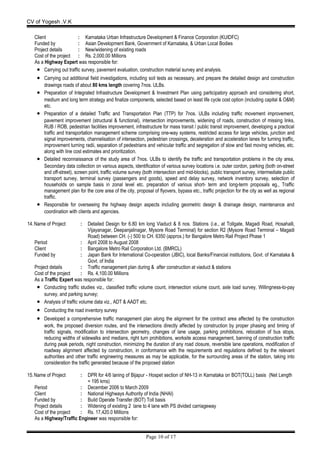 CV of Yogesh Final | DOC | Civil Engineering Industry | Industries